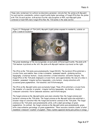 Evaluating the Selectivity of Growth Media as a Function of pH – A ...