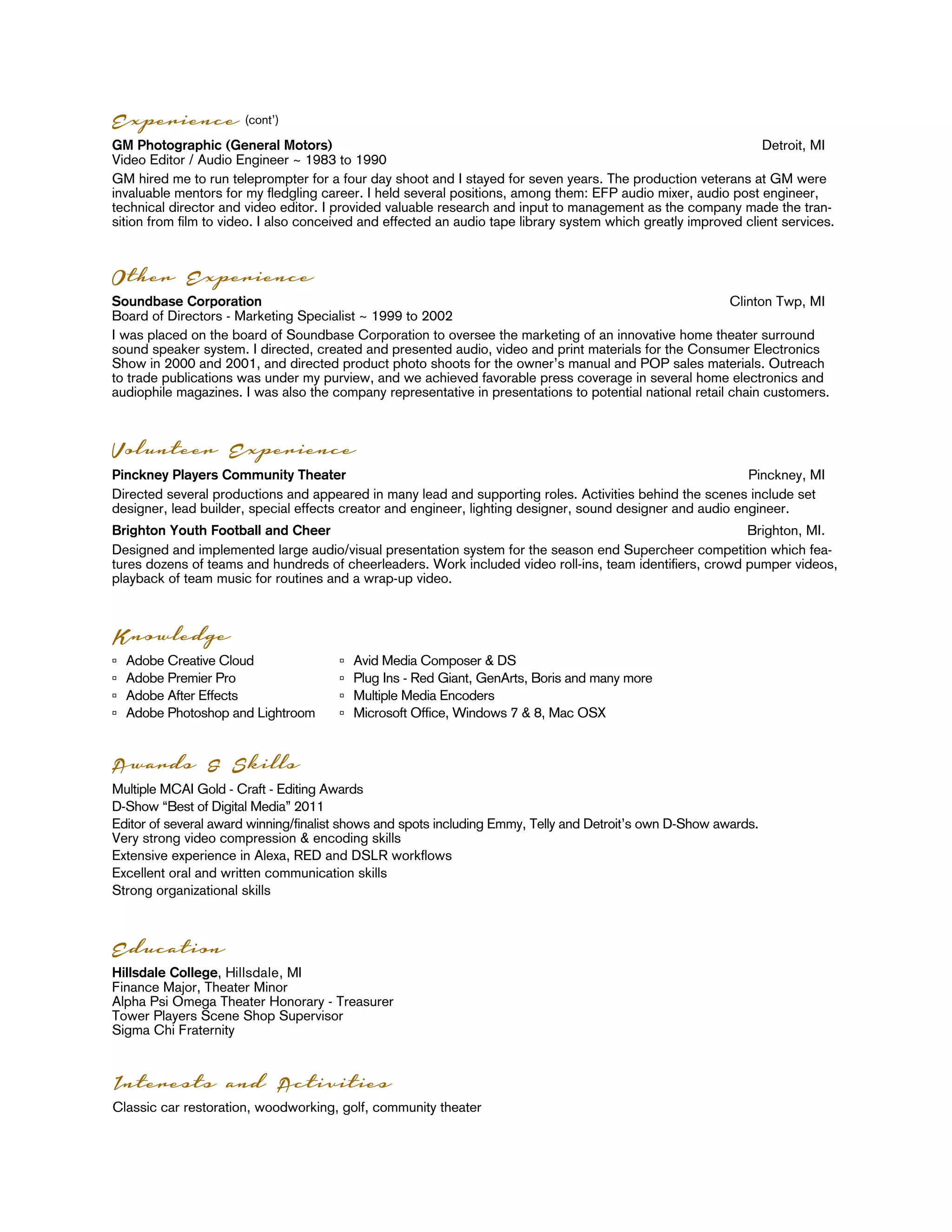 Steven Lovill CV 2015c | PDF