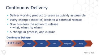 Perforce on Tour 2015 - Optimising the Developer Pipeline: Deliver Faster & Better | PPT