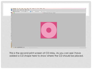 Music CD print screens | PPTX