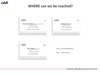 Cddi Corporate Presentation | PDF