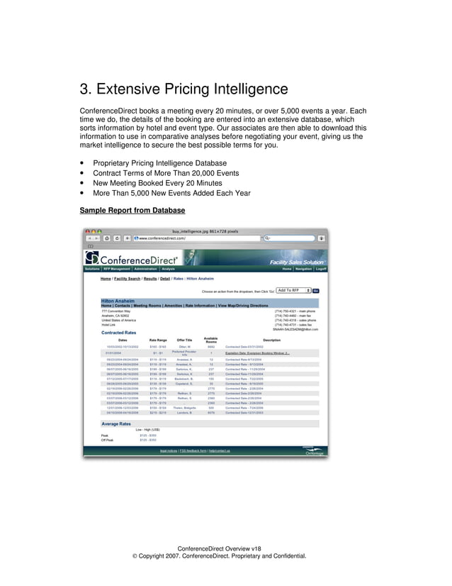 The ConferenceDirect Difference | PDF | Hotels and Motels | Travel Type