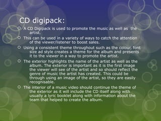 Cd digipack and magazine ad | PPT | Free Download