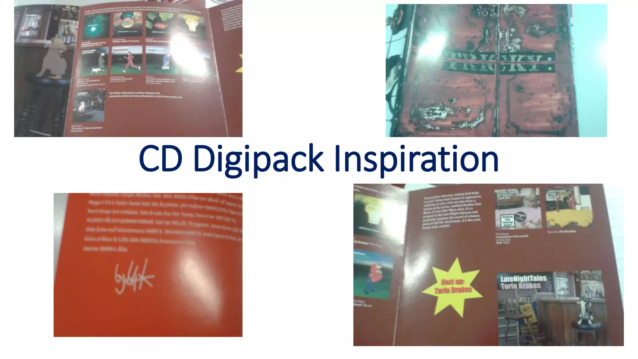 Cd Digipack Inspiration | PPT