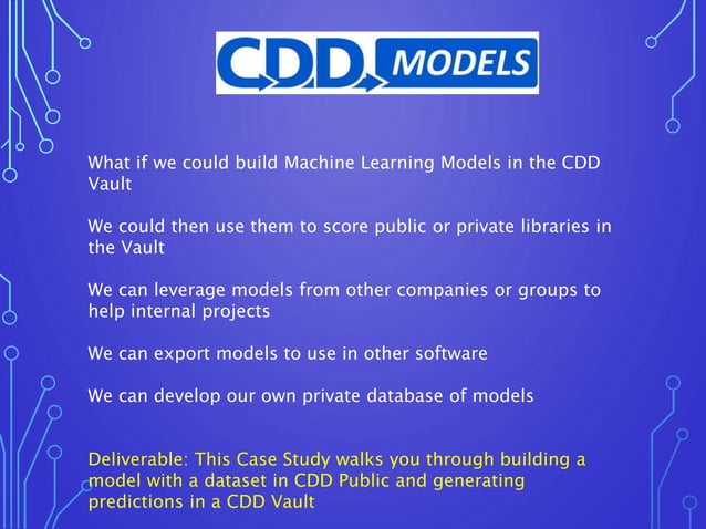 CDD Models case study #1 | PPT