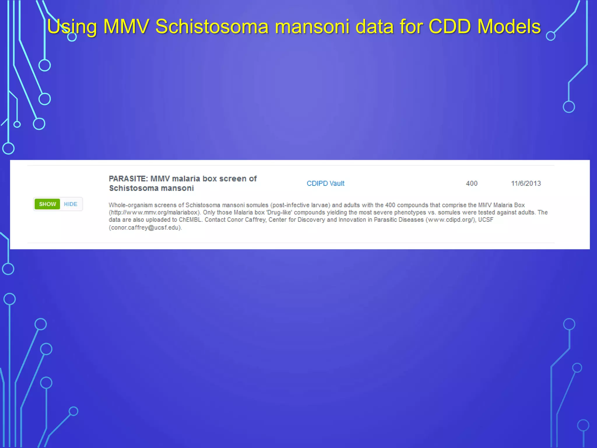 CDD models case study #2 | PPT