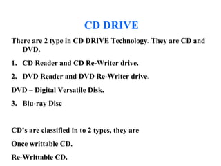 Cd drive slide | PPT