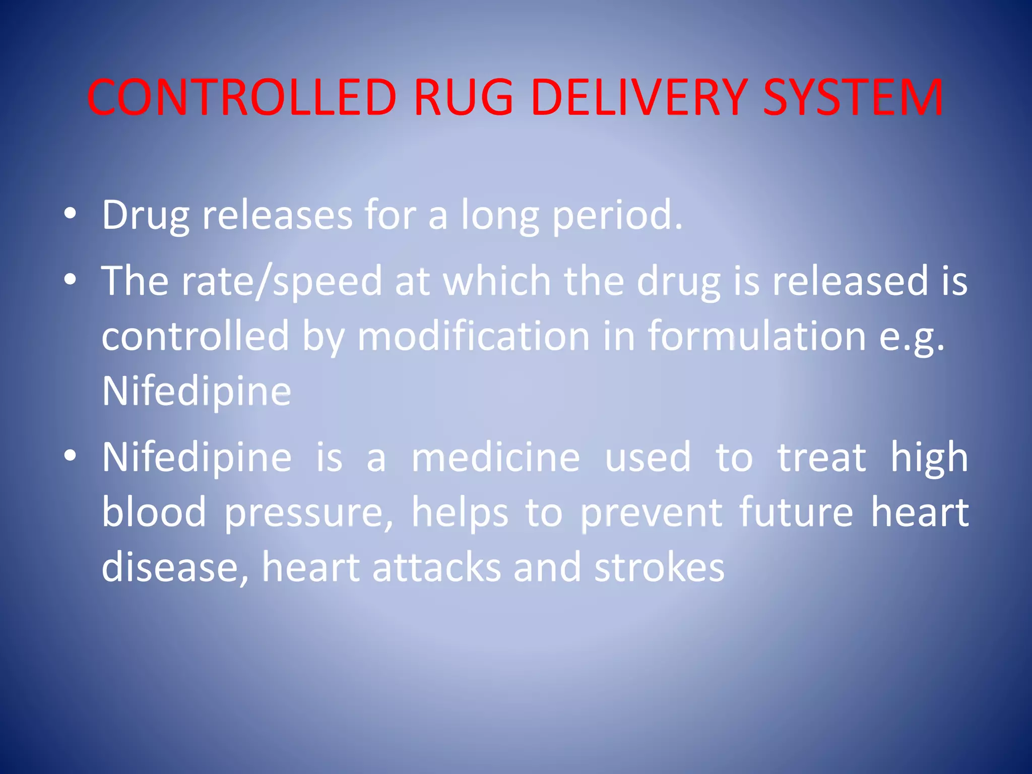 NOVEL DRUG DELIVERY SYSTEMS (NDDS) | PPTX