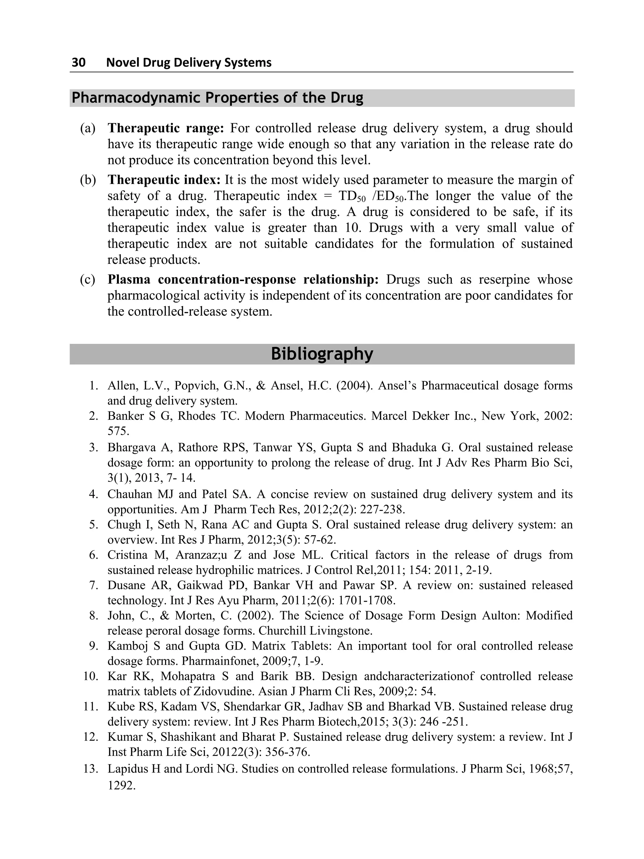 Controlled drug delivery systems for Pharmacy Students | PDF