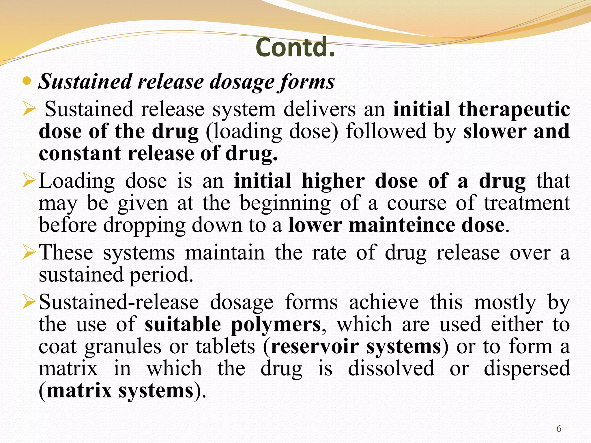 Controlled drug delivery Systems | PPTX