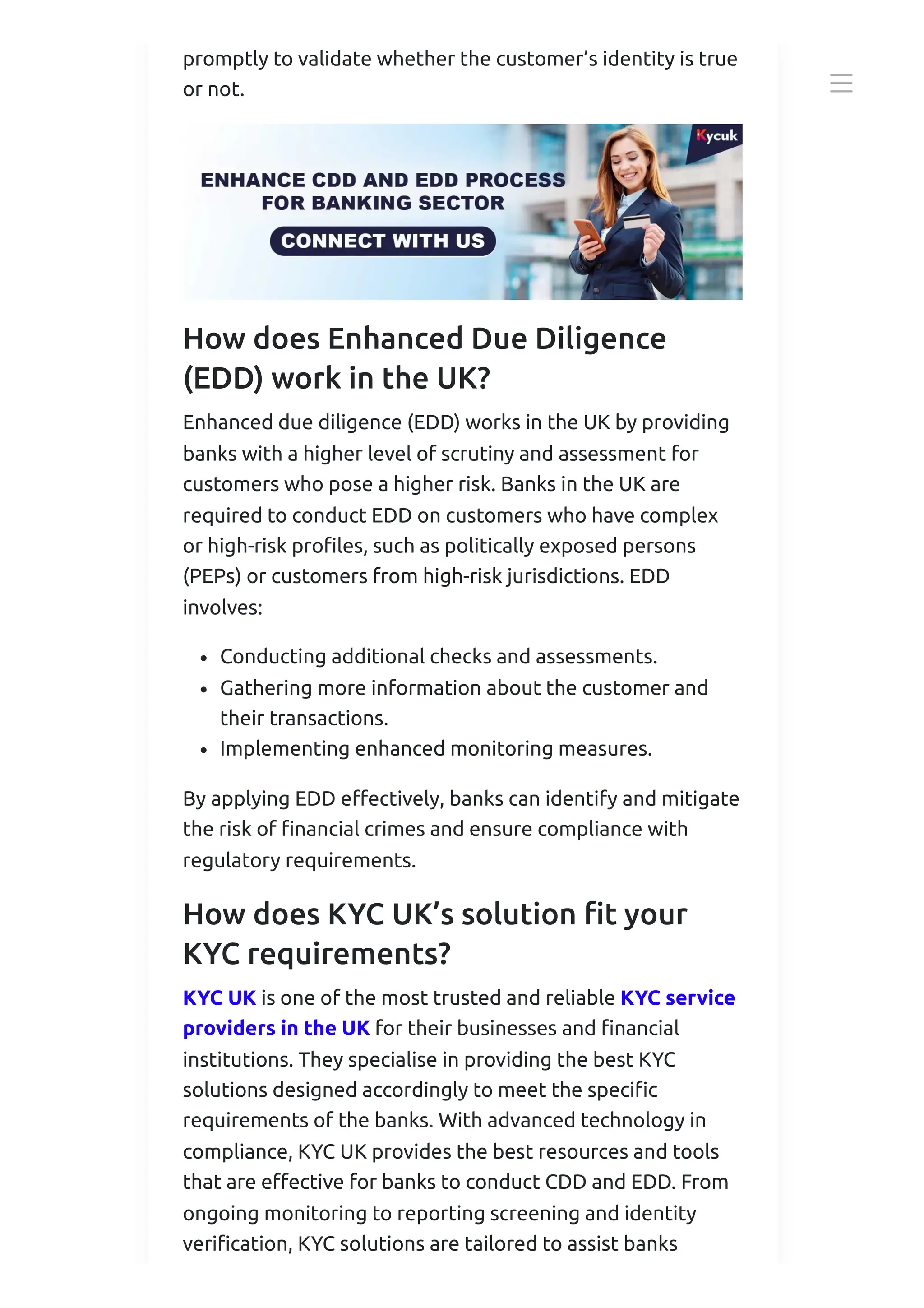 CDD Vs EDD: How Crucial is Customer Due Diligence for Banks in the UK ...