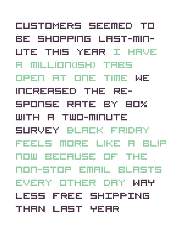 Custora E-Commerce Pulse Holidata 2015 Recap | PDF | Free Download