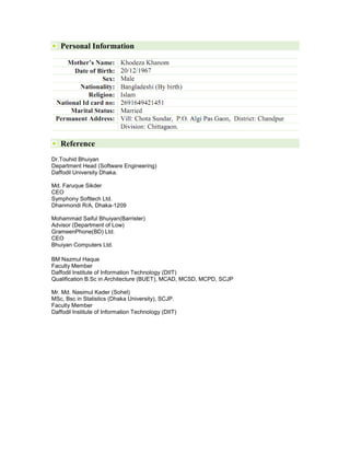 Joy resume | PDF