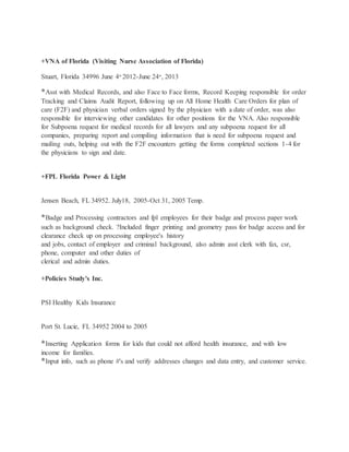 Terence V | DOCX | Careers