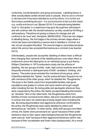 Crime essay LO4 | DOCX