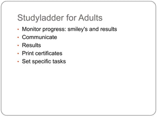 How to Use Studyladder | PPTX