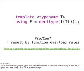 C++ decltype meta functions