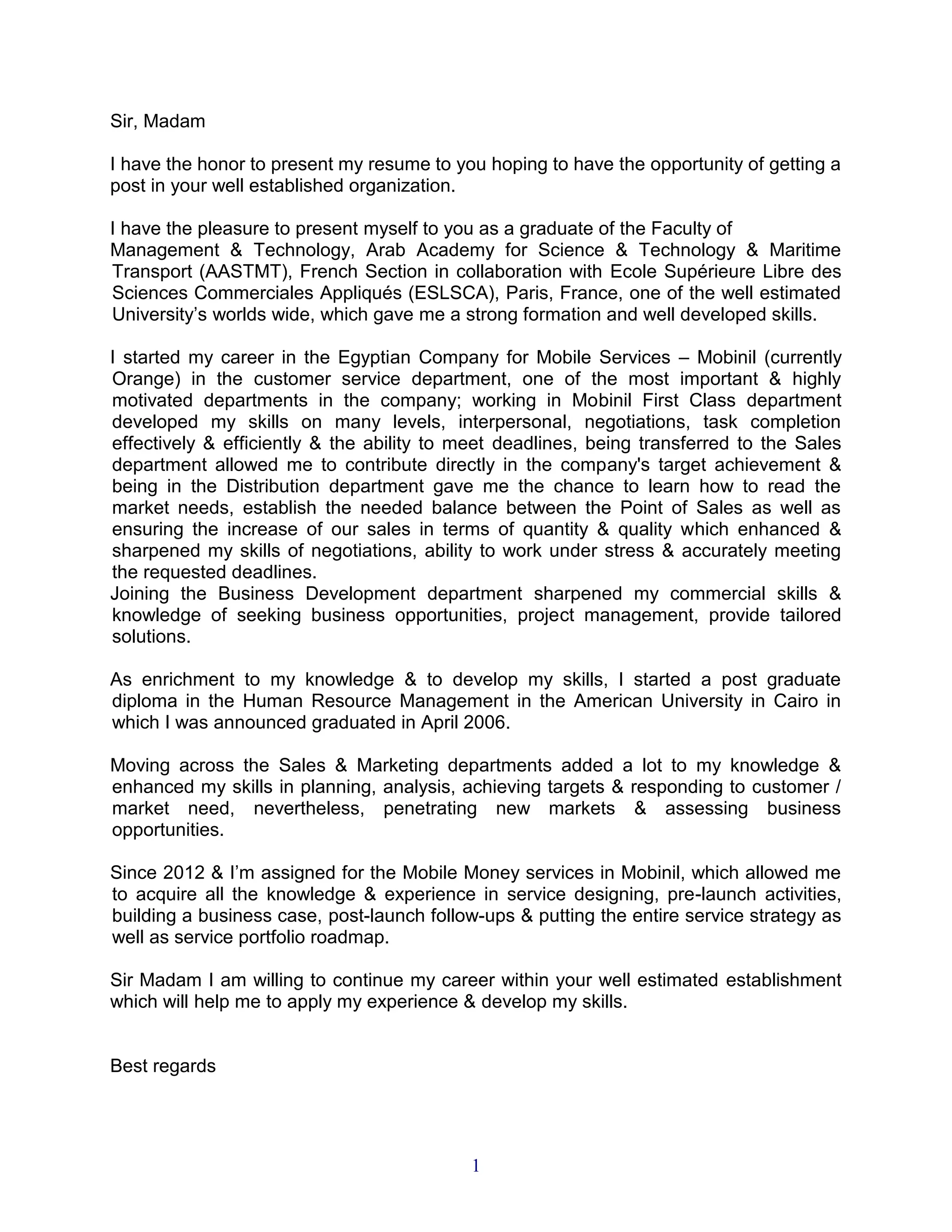 Hady Seoudy CV 2016 | PDF