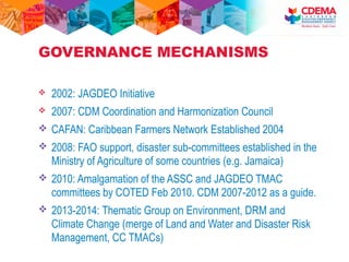 CDEMA regional mechanism for DRM in the Caribbean | PPT