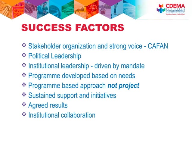 CDEMA regional mechanism for DRM in the Caribbean | PPT