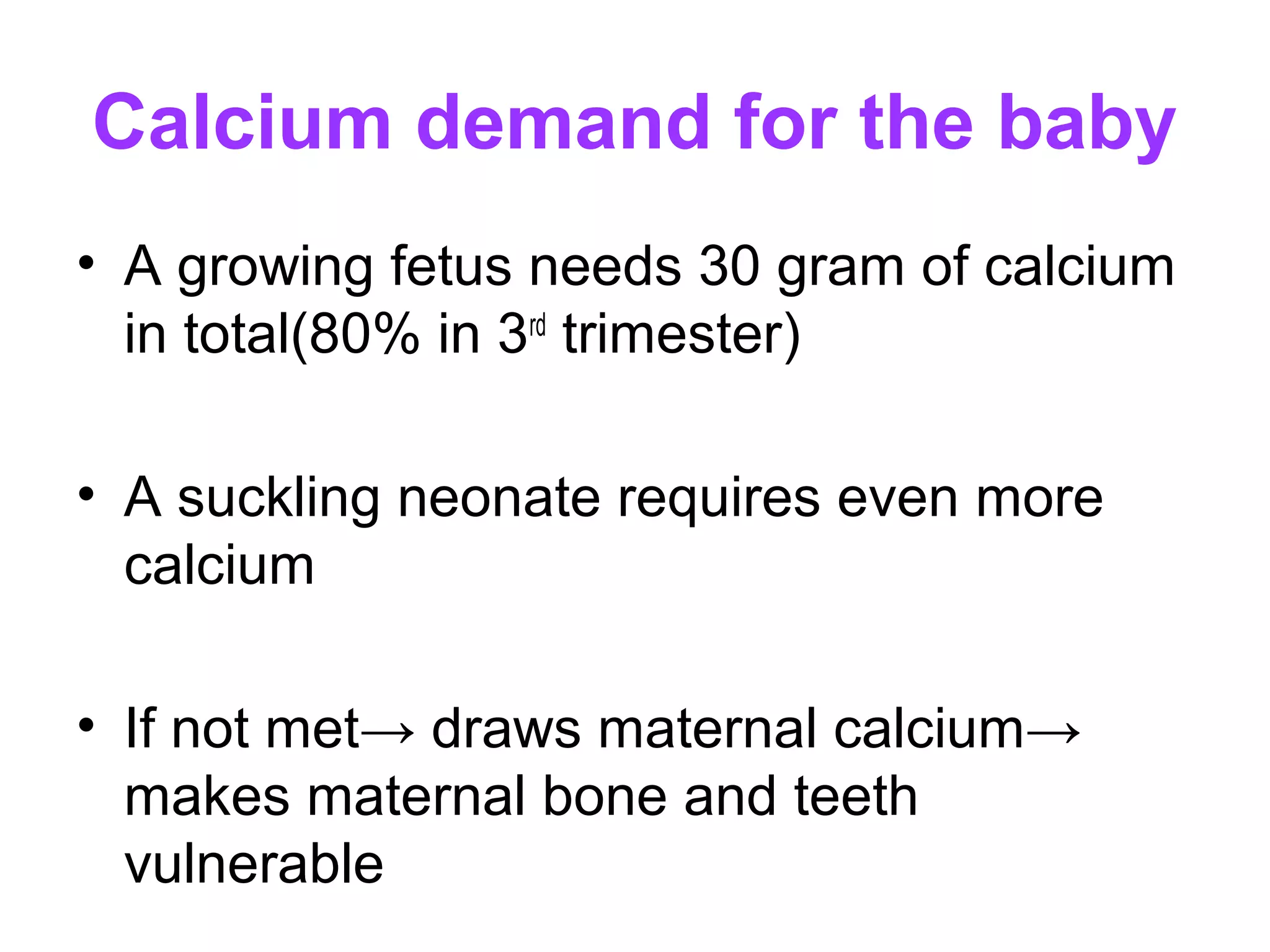 Calcium and Vitamin D Supplementation in Pregnancy | PPT