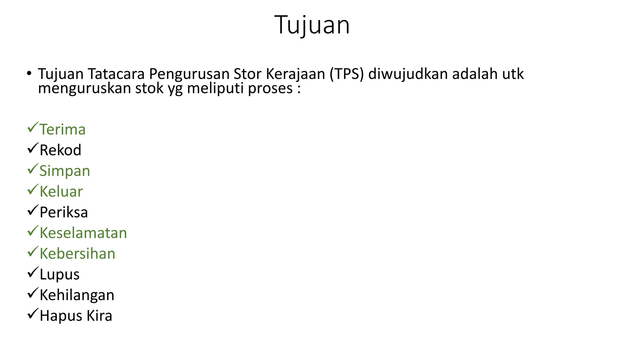CDE Tatacara Pengurusan Stor Kerajaan (TPS).pptx