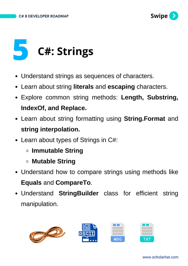 C Sharp Developer Roadmap By Scholarhat PDF | PDF