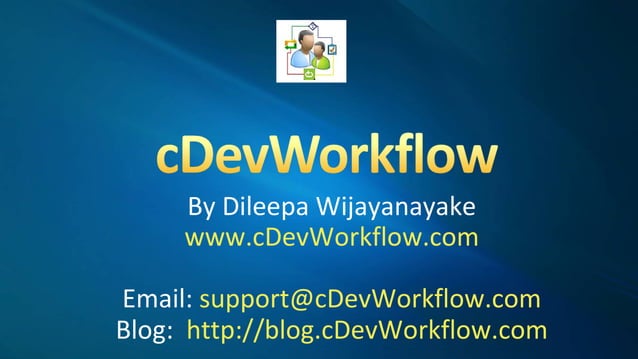 cDevWorkflow Overview | PPT | Computing | Technology & Computing