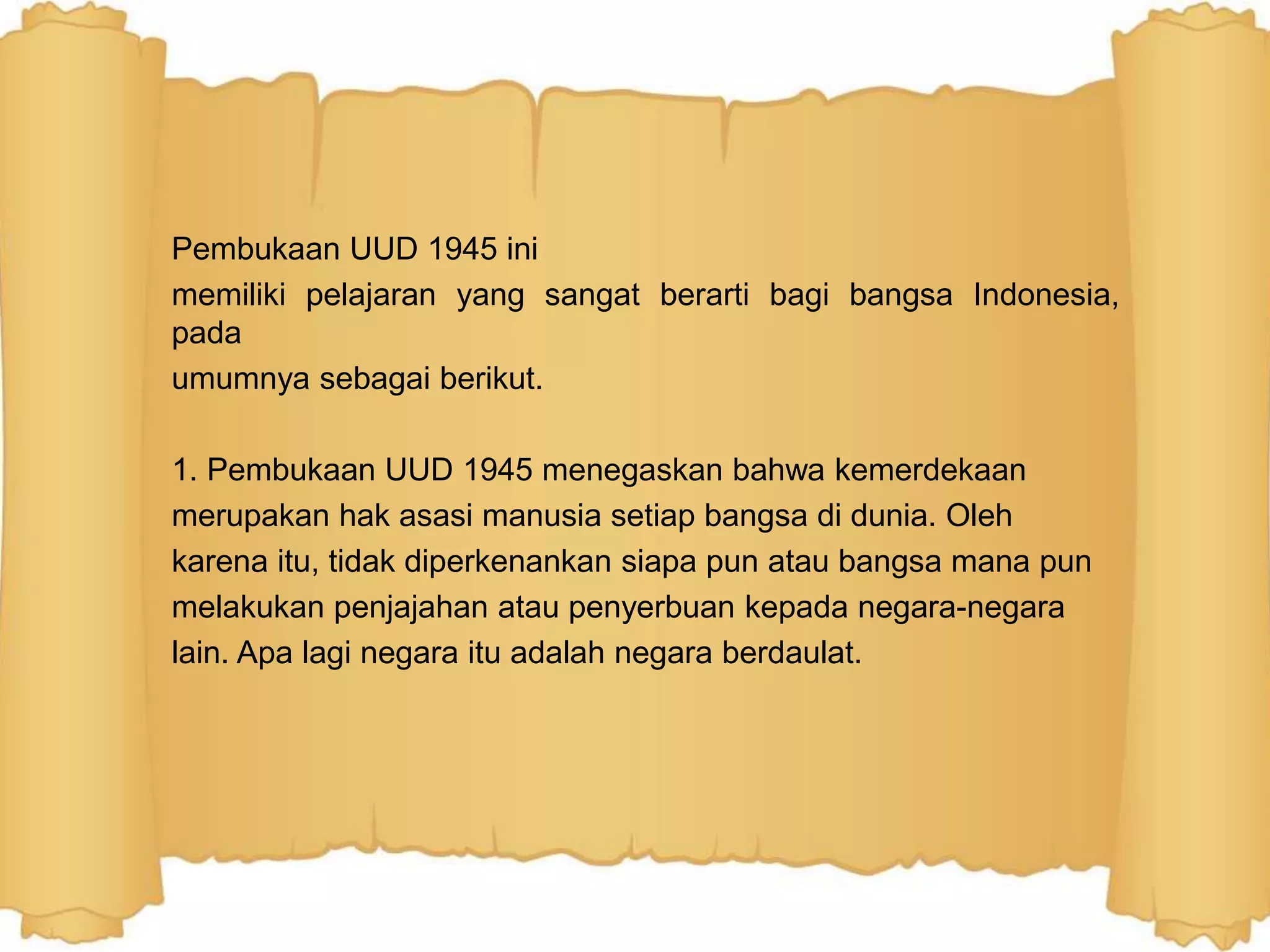 Makna Kedaulatan Rakyat | PPT