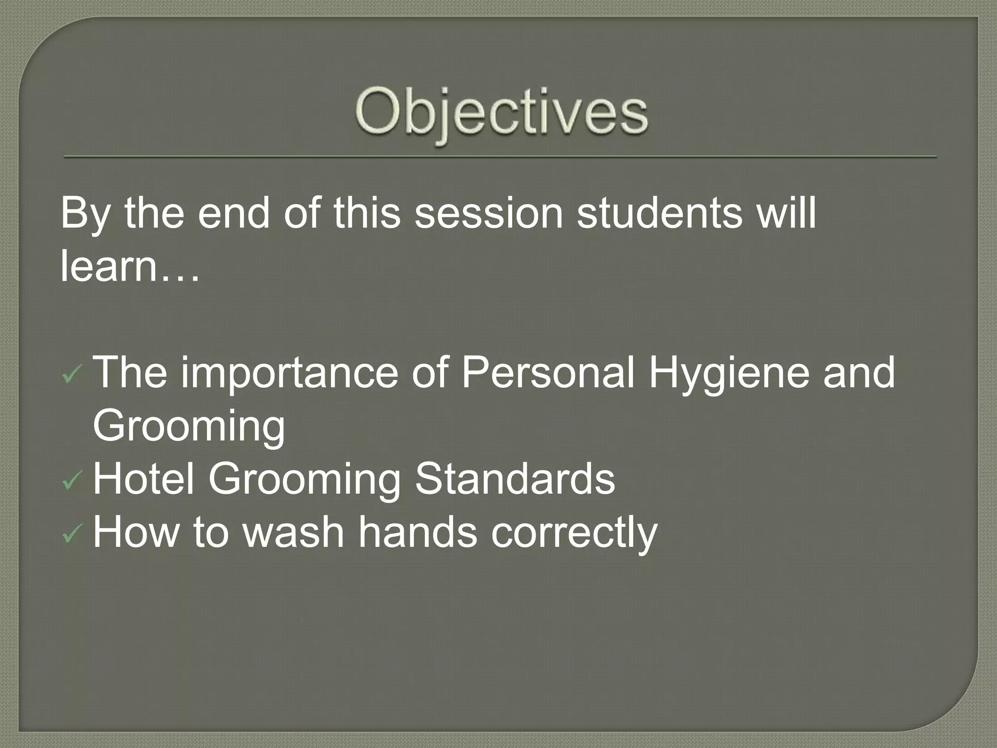 Personal Hygiene and Grooming | PPTX