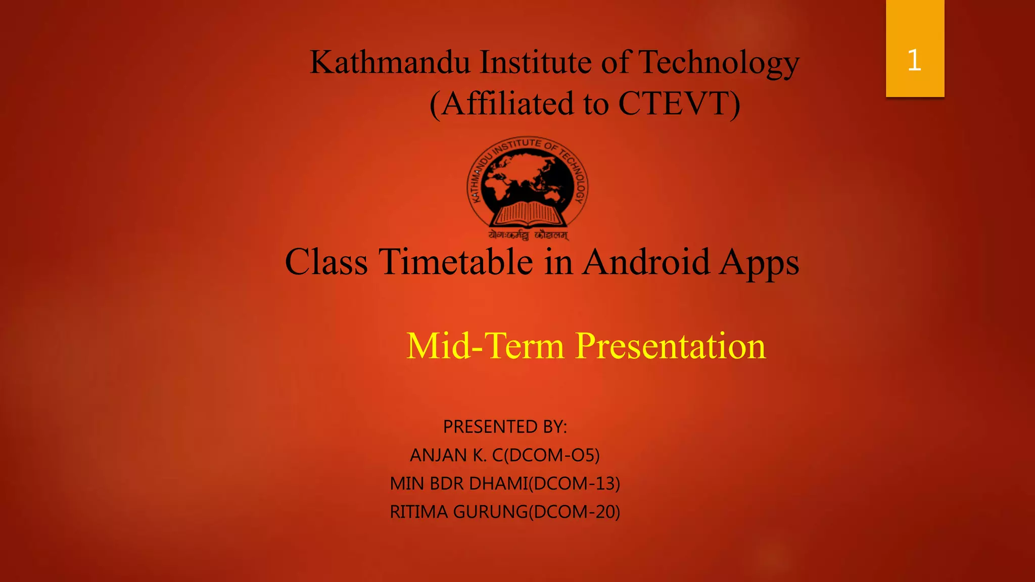 Slite of Mid-term presentation | PPTX