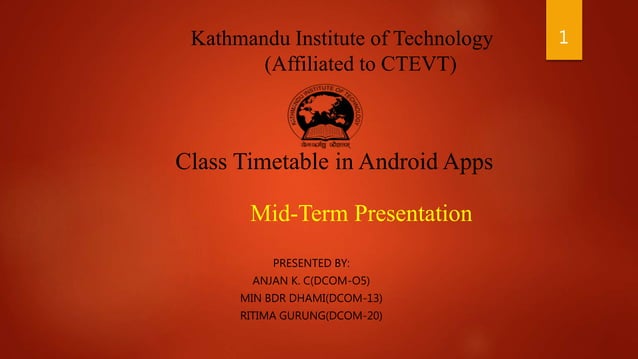 Slite of Mid-term presentation | PPT