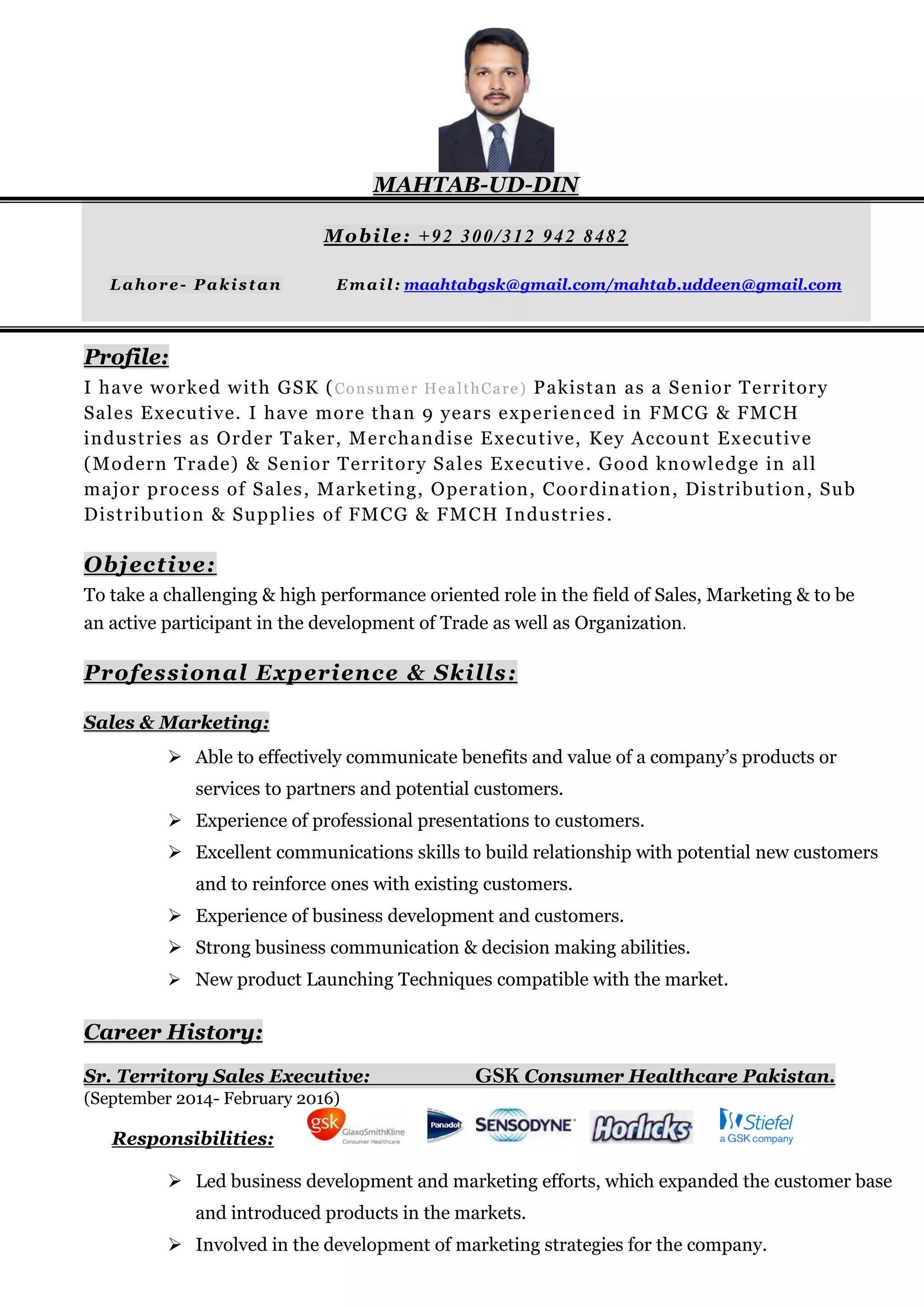 Mahtab CV | PDF