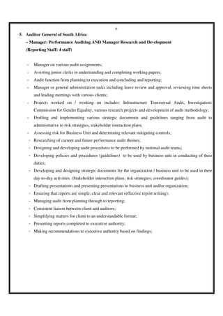 Duties responsiblities key skills | PDF