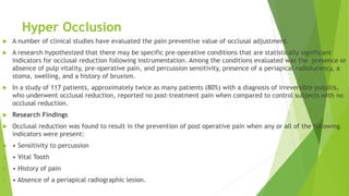 case discussion on interappointment flare ups | PPTX | Dental Health ...