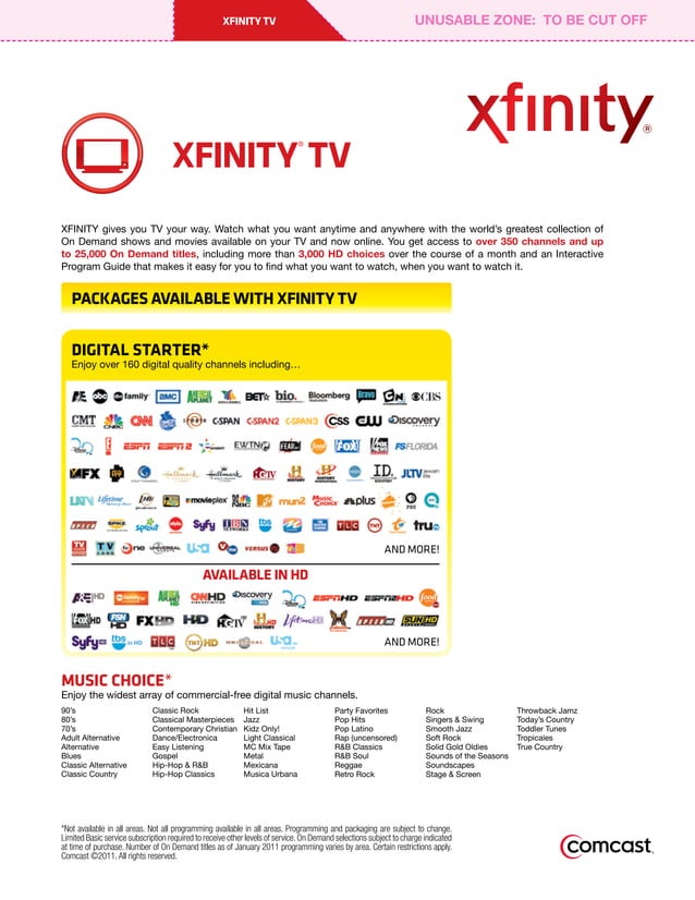 Welcome to Xfinity | PDF | Home Entertainment Systems | Consumer ...