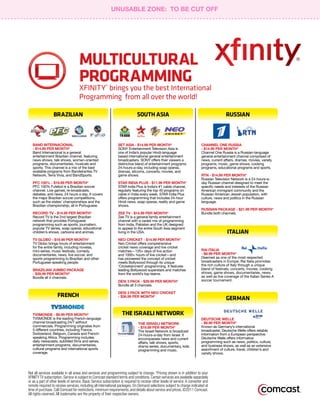 Welcome to Xfinity | PDF