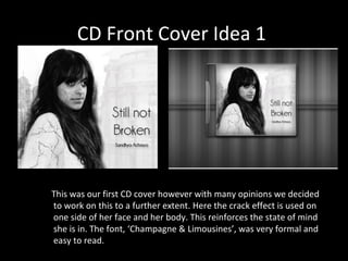 Cd front cover ideas | PPT