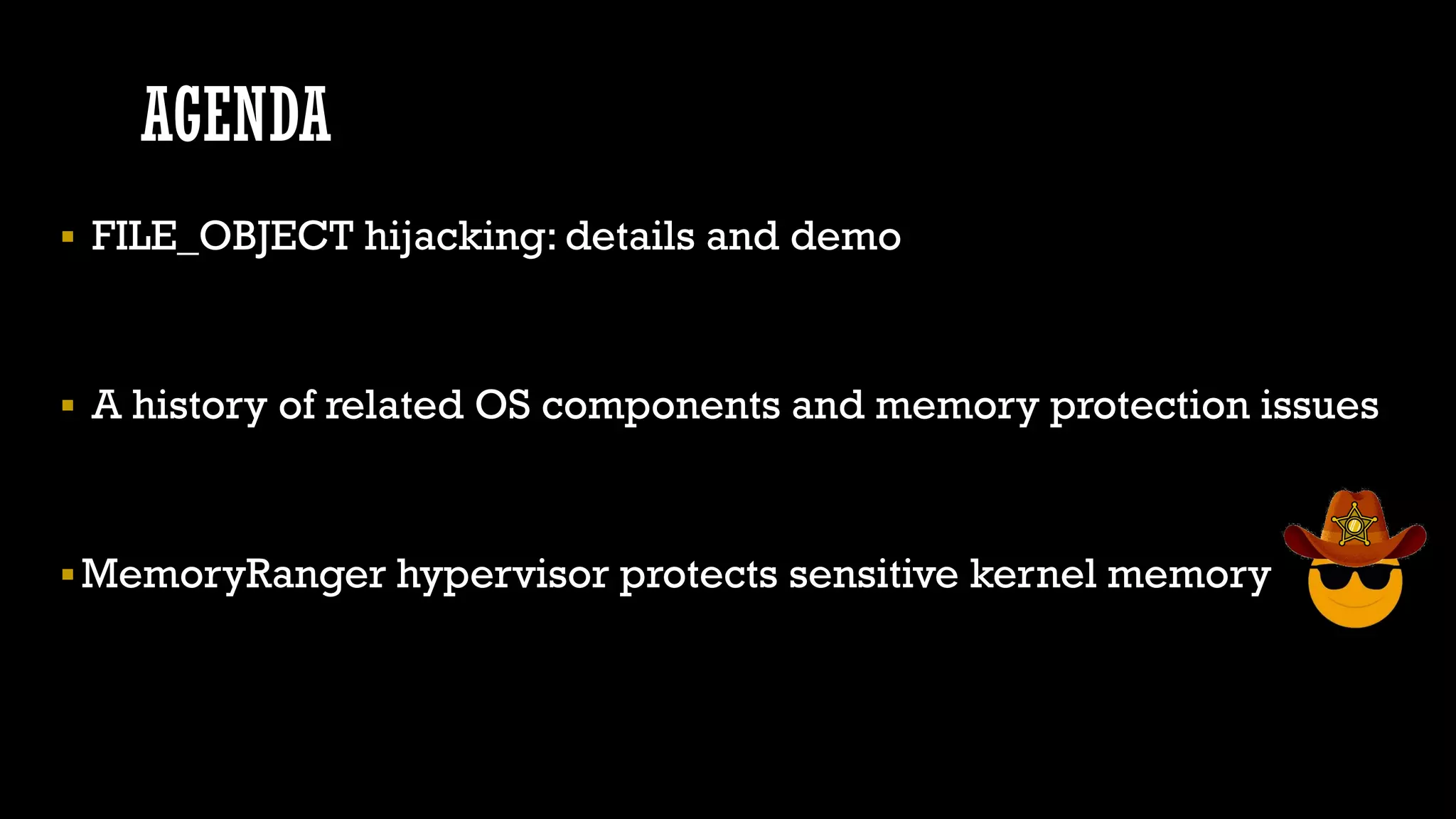 Memoryranger Prevents Hijacking Fileobject Structures In Windows Kernel Ppt