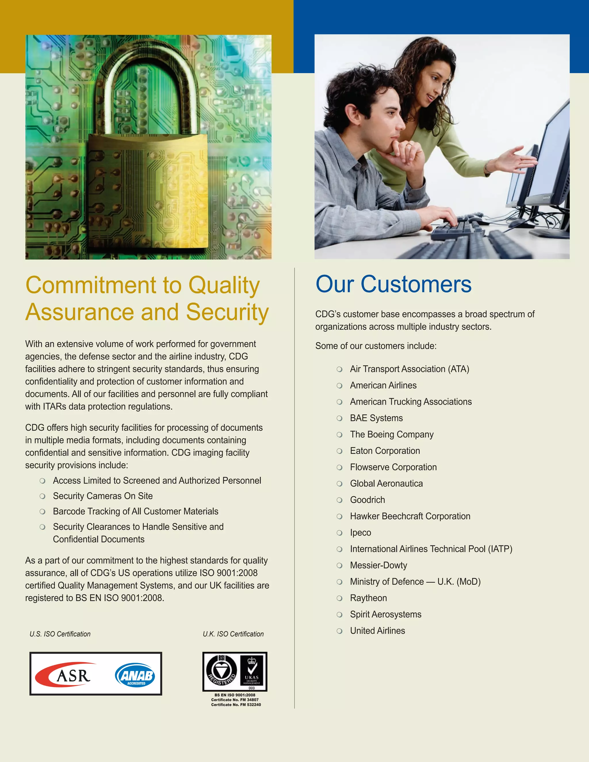 Cdg at a glance overview | PDF