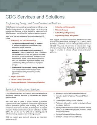 Cdg at a glance overview | PDF