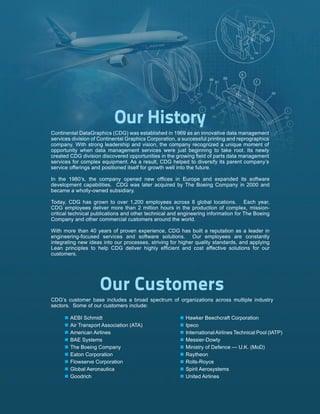 CDG - Company Overview | PDF