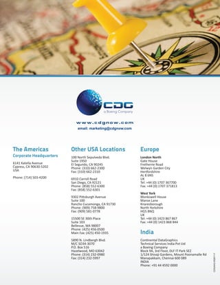 CDG - Company Overview | PDF