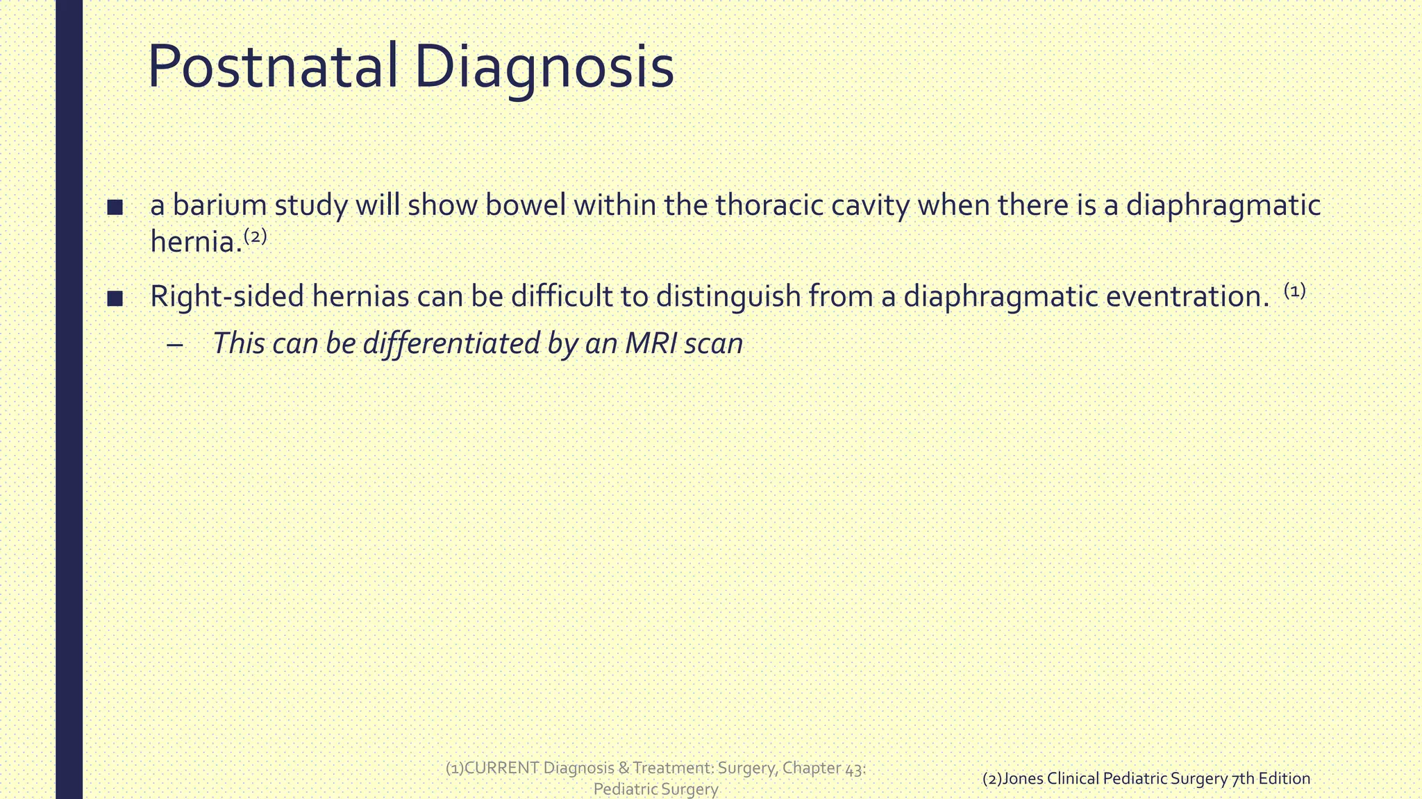CONGENITAL DIAPHRAGMATIC HERNIA (CDH) | PPTX