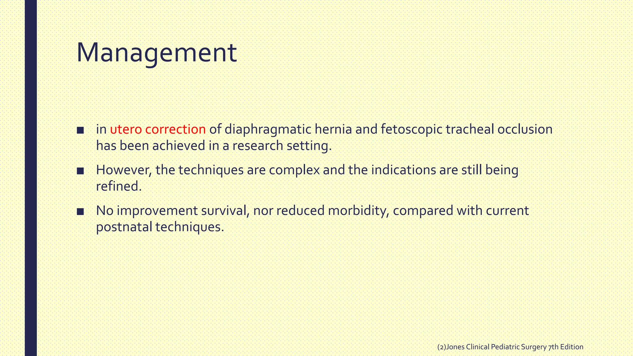 CONGENITAL DIAPHRAGMATIC HERNIA (CDH) | PPTX