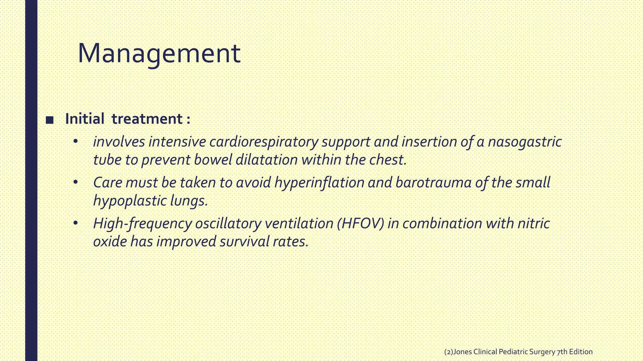 CONGENITAL DIAPHRAGMATIC HERNIA (CDH) | PPTX