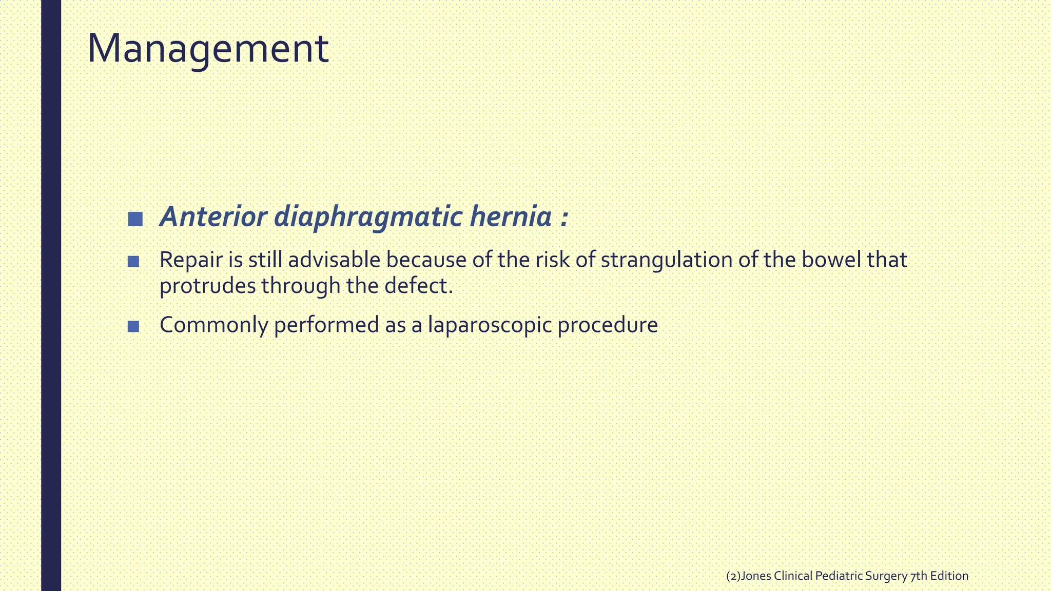 CONGENITAL DIAPHRAGMATIC HERNIA (CDH) | PPTX