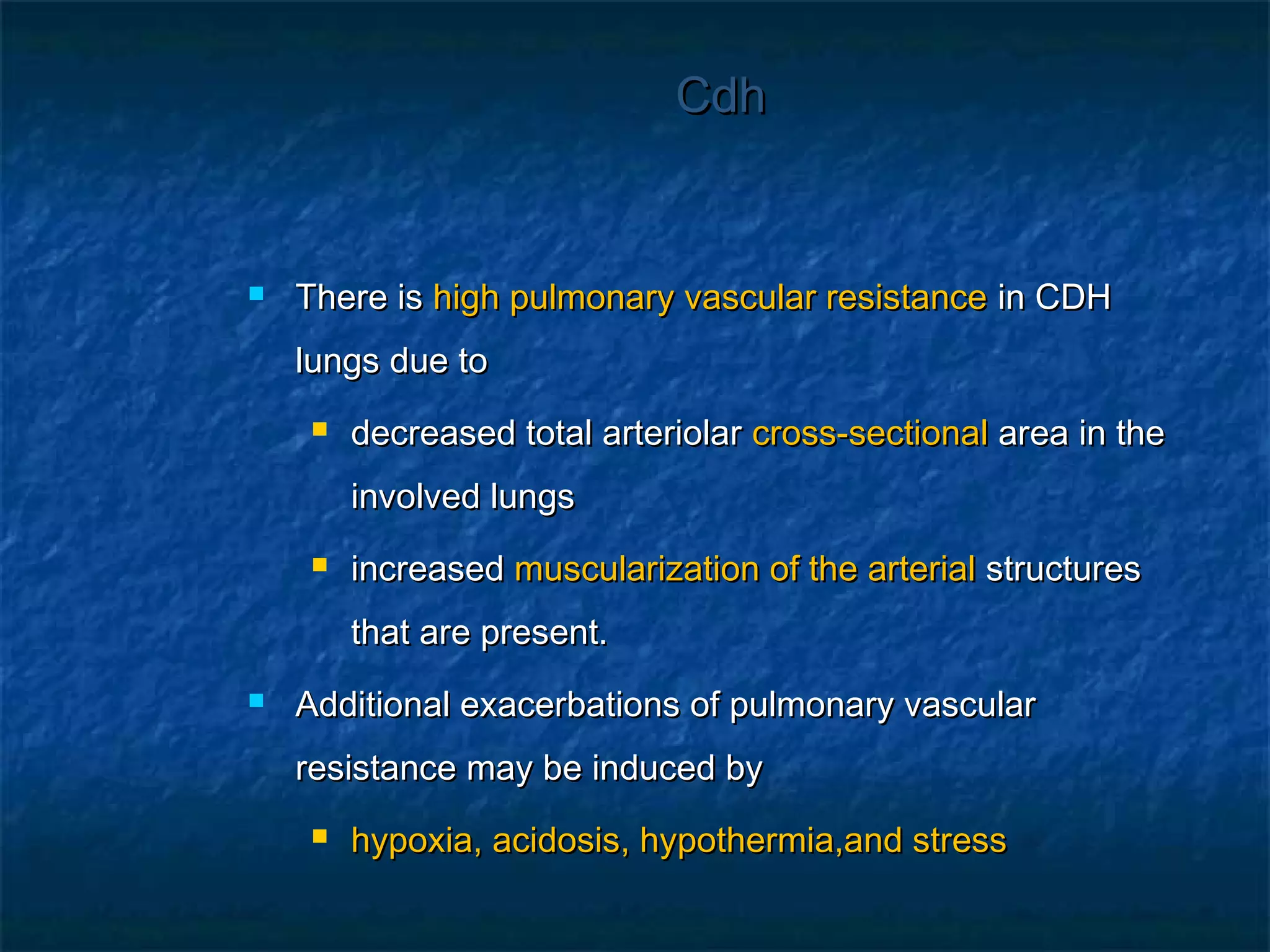 Congenital Diaphragmatic Hernia Ppt