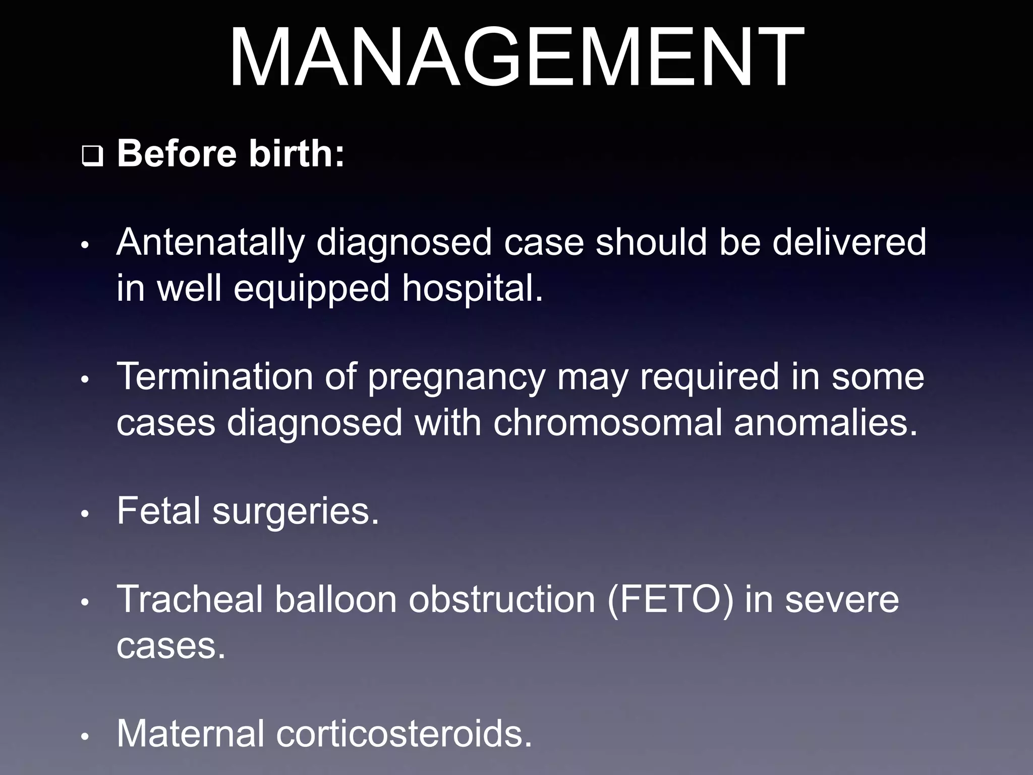 Congenital diaphragmatic hernia (CDH) | PPT