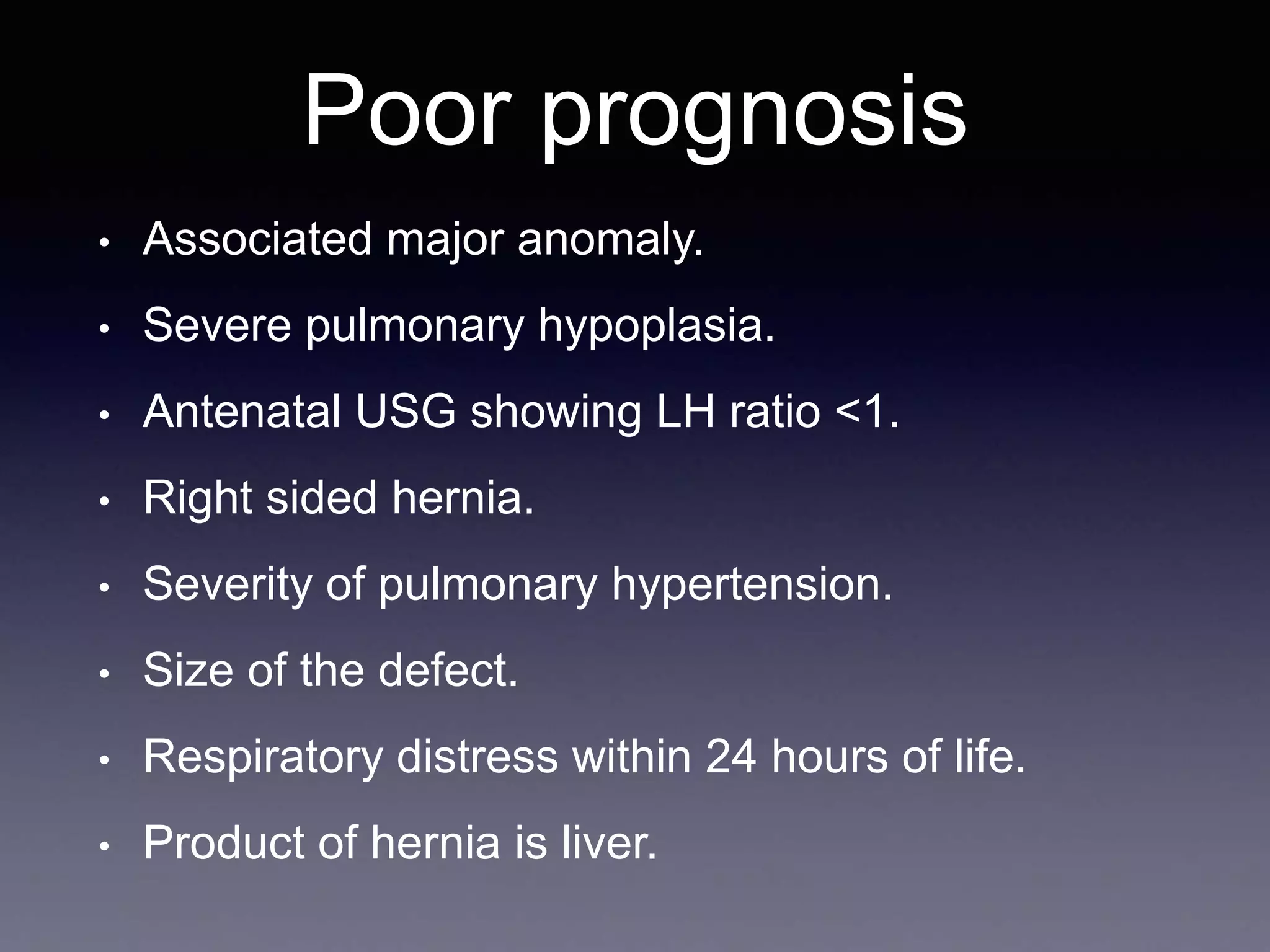 Congenital diaphragmatic hernia (CDH) | PPT